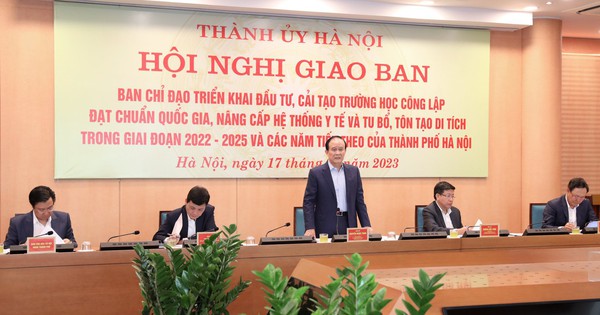Hà Nội Dự Kiến đầu Tư Hơn 1000 Dự án Y Tế Giáo Dục Tu Bổ Di Tích