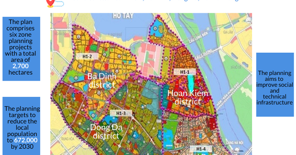 Infographic: HN announces zoning plan for four inner-city districts